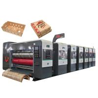China Automatic Flexo Carton Printing Slotting Die Cutting Machine – 4 Color Computerized Model for sale