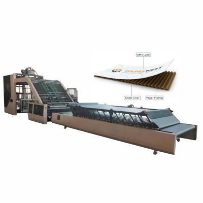 China Automatic High Speed Sheet To Sheet Flute Laminating Machine For Corrugated Cardboard for sale