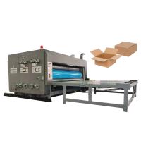 China Chain Feeder Corrugated Paperboard 2 Color Flexo Printer Slotter For Carton Box Two Color Printing Slotting Machine for sale