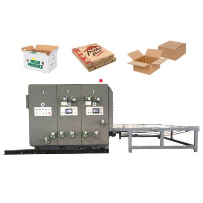 China Semi Automatic Chain Feeding Flexo Paperboard Printer Slotter Die Cutter Machine Corrugados Cardboard Making Machine for sale