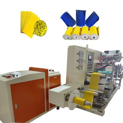 China Hot Melt Glue Adhesive Coating Machine Mouse Rat Rodents Traps Board Making Machine for sale