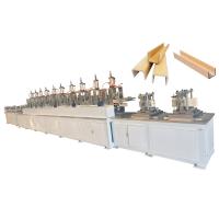 China Paper U Channel Machine with 100mm Working Width 60 Meter Per Min Speed and Numerical Control for U Shape Paper Corner Board Making for sale