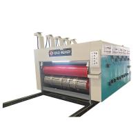 China Chain Feeding Flexo Ink Corrugated Cardboard Printing Slotting and Rotary Die Cutting Machine for sale