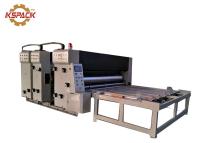 China Chain Feeder Corrugated Box Printing Machine Die Cutter 900 * 1800mm High Resolution for sale
