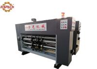 China Slotting Die Cutting 2 Colors Corrugated Box Printing Machine PLC for sale