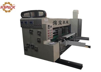 China 2 Color Chain Feede Corrugated Box Printing Machine Slotter Die Cutter for sale