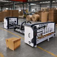 China Fully Auto Stapler PLC 12kw Carton Box Stitching Machine for sale