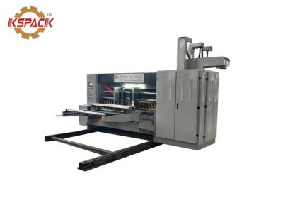 China Automatic Multicolor Flexo Printing Cardboard Corrugated Box Making Machine 7.5kw for sale