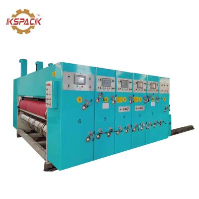 China Auto Feeder 4 Color Corrugated Box Printing Machine Slotter Stacker for sale
