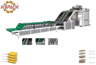 China Corrugated Cardboard Flute Laminator Machine , Glue Lamination Machine for sale