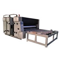 China Chain Feeding 1800mm Flexo Printing Slotter Die Cutting Machine Multi Colors for sale