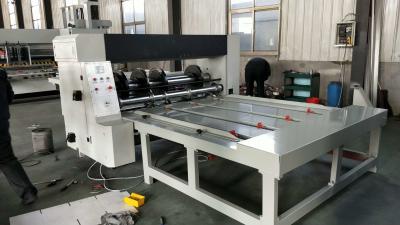 China Chain Manual Feeder Rotary Slotter Machine Synchronous Traverse for sale