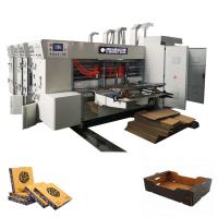 China 12mm Corrugated Pizza Box Single Color Flexo Printing Machine for sale