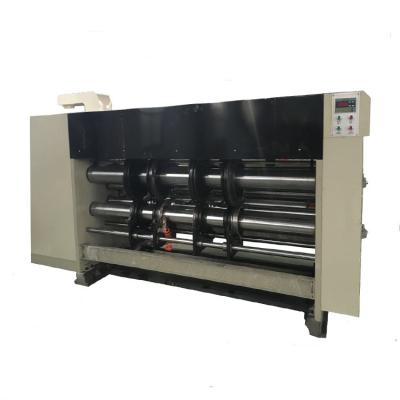 China Corrugated Cardboard Rotary Slotter Machine Black Color for sale