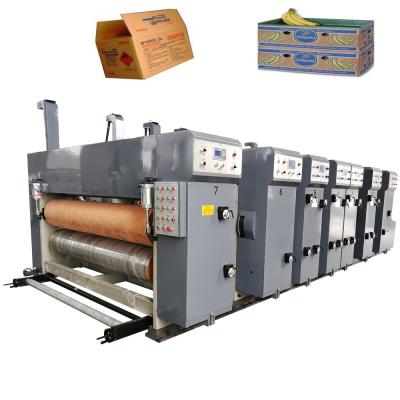 China PLC Slotting Die Cutting Carton Box Printing Machine Automatic for sale