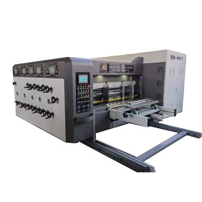 China Vacuum Feeding 1-5 Colors Printer Slotter Die Cutter Machine 300pcs/Min for sale