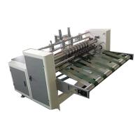 China Flute Paperboard 800mm Partition Slotting Machine Speed Adjust for sale