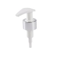 China 24/410 2cc Ribbeb Plastic Left Right Locked Sprayer Lotion Pump For Shampoo Plastic for sale