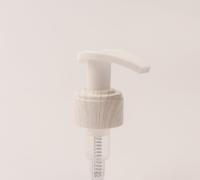 China 24/410 2cc Ribbeb Plastic Left Right Locked Sprayer Lotion Pump For Shampoo Plastic for sale