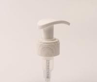 China 24/410 2cc Ribbeb Plastic Left Right Locked Sprayer Lotion Pump For Shampoo Plastic for sale