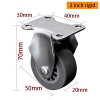 China Grey Miniature Caster Wheels 2 Caster Wheels With Brakes 262P-73 for sale