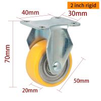 China Aluminum Mini Swivel Caster Wheels 2 Inch Castor Wheels 262P-86A for sale