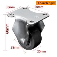 China Light Duty Mini Furniture Casters Small Swivel Caster Wheels 1.5 Inch 38mm for sale