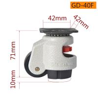 China EDL Plate Leveling Casters 50-1500kg Load Carbon Steel Base for sale