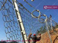 China RXI-300 Steel Ring Net | Passive Rockfall Protection Barrier system | 4.0mm wire X 7 strand - HeslyFence for sale