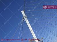 China 250KJ, 4m high Passive Rockfall Protection Barrier System, Galvanized Coated, 4X5m Rope Net, China Factory Direct Sales for sale