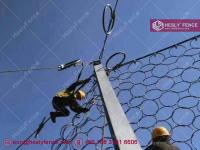 China HESLY Passive Rockfall Barrier System | High 3.0m | Width 10m | Steel Ring Net & Rope Mesh | HesyFence-China for sale