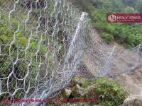 China HESLY Passive Rockfall Barrier System | High 3.0m | Width 10m | Steel Ring Net & Rope Mesh | HesyFence-China for sale