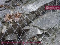 China High Tensile Steel Wire Chain Link Wire Mesh for Rockfall Barrier System | High Zinc Coating | 3.0mm wire thk - Hesly for sale