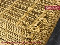 China Decorative double wire mesh fence | 868 rigid mesh panel | Decfor mesh fencing | 60X200mm hole | 60X60 SHS post - HESLY for sale