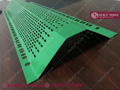 China 30% opening ratio Wind Barriers | 1.5mm thickness | 300mm width | 3000mm length - HeslyFence for sale