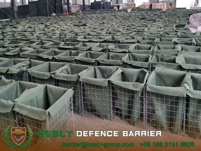China Flood Control Gabion Barrier Wall | 1.37m high | 1.06m width | 4.0mm wire thickness | Hesly Barrier - China Factory for sale
