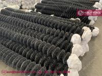 China PVC coated Chain Link Mesh Fence | 50X50mm diamond hole | Color Green | Hesly China Fence Factory Exporter for sale