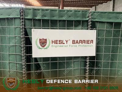 China 1.37m height Military Protective Barrier Wall, Military Green Geotextile Cloth, Welded Wire Mesh Frame - Factory sales for sale