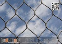 China AISI 304 Woven Stainless Steel Wire Mesh Netting | Flexible Wire Rope Mesh for sale
