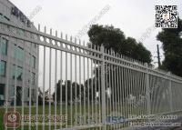 China 1.8X2.5m Garrison Steel Picket Fence Panel | Steel Picket Fence Factory for sale