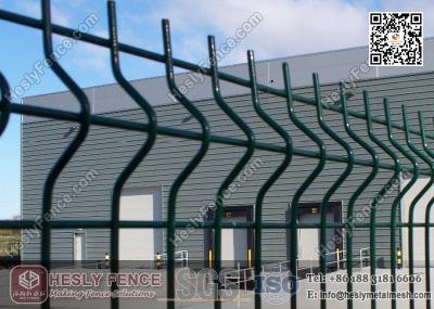 China 1.8m height X 3.0m Width PVC coated Welded Wire Mesh Fence Panels for sale