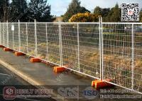 China Australia Style 2.1X2.4m Tempoary Fencing Panels with Blow Mould Plastic Feet for sale