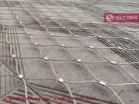 China AISI316(L) Helideck Safety Netting System, 125kgs, 1m height drop load test, CAP 437 standard China manufacturer for sale