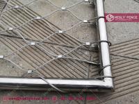 China AISI316(L) Helideck Safety Netting System, 125kgs, 1m height drop load test, CAP 437 standard China manufacturer for sale