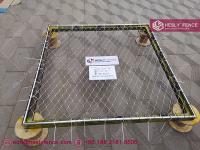 China AISI316(L) Helideck Safety Netting System, 125kgs, 1m height drop load test, CAP 437 standard China manufacturer for sale