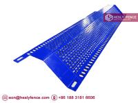China 1.2mm thickness Wind and Dust Control Fence | Perforated Metal Sheet | 300mm width | 3000mm length - HeslyFence for sale