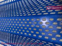 China 1.2mm thickness Wind and Dust Control Fence | Perforated Metal Sheet | 300mm width | 3000mm length - HeslyFence for sale