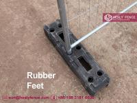 China 18kgs Rubber Block Feet for Temporary Fencing | Recycled Temporary Fencing Blocks for sale