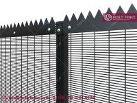 China 358 High Security Wire Mesh Fence | Anti Climb & Anti Cut | Black Powder Coated | 2.5X3.0m panel | HeslyFence, China for sale