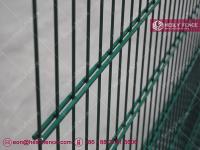 China 868 Double Wire Mesh Fencing | Sports Perimeter Fence | 6.0mm twin horizontal wire | Rigid Mesh Panel | Powder Coated for sale